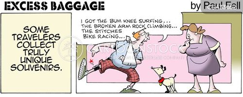 Excess Baggage Cartoons and Comics - funny pictures from CartoonStock
