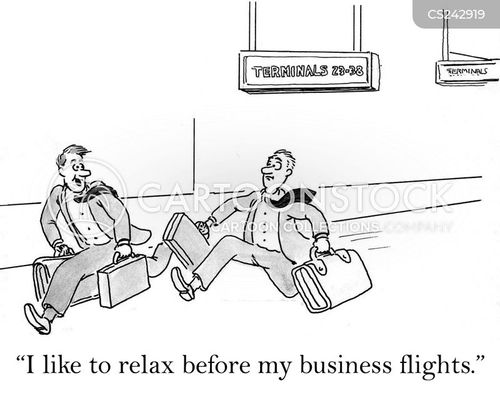 Air Travel Routine Cartoons and Comics - funny pictures from CartoonStock