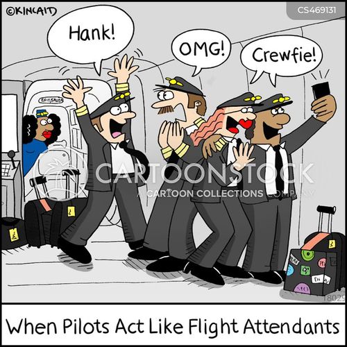 Air Steward Cartoons and Comics - funny pictures from CartoonStock