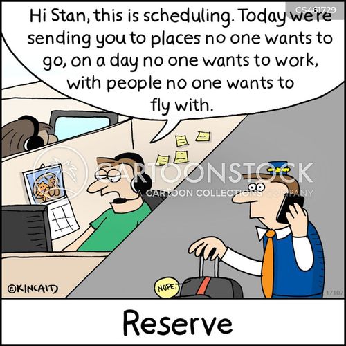 Crew Scheduling Cartoons and Comics - funny pictures from CartoonStock