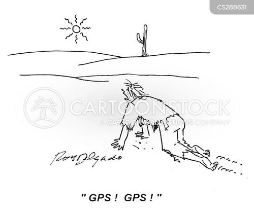 Navigation System Cartoons and Comics - funny pictures from CartoonStock