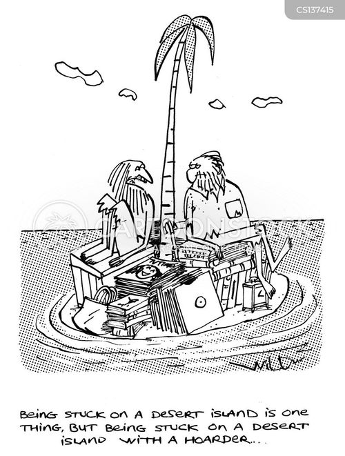 Hoarders Cartoons and Comics - funny pictures from CartoonStock