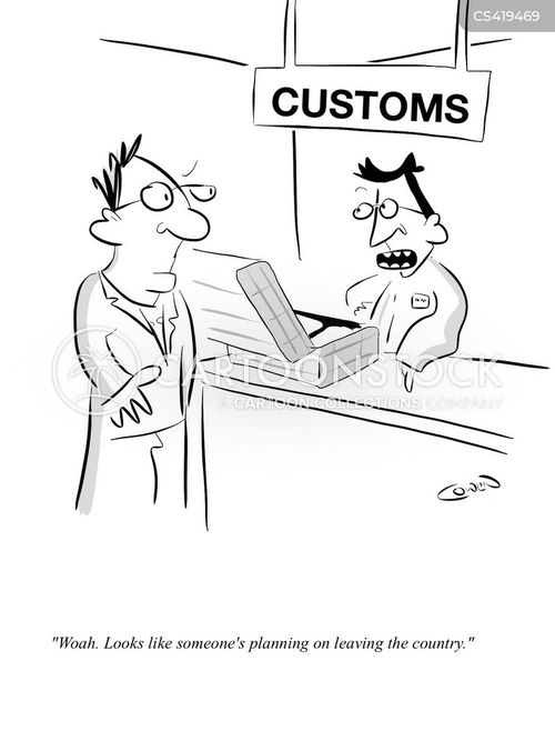 Customs Officer Cartoons and Comics - funny pictures from CartoonStock