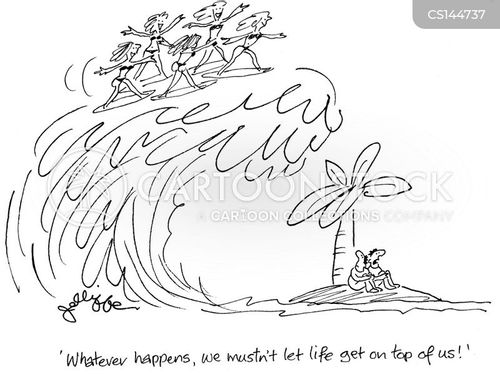Tidal Wave Cartoons and Comics - funny pictures from CartoonStock