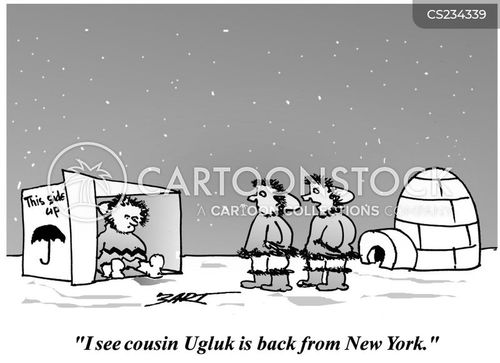 Inuit People Cartoons and Comics - funny pictures from CartoonStock