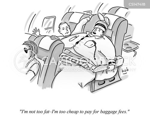 Baggage Fees Cartoons and Comics - funny pictures from CartoonStock