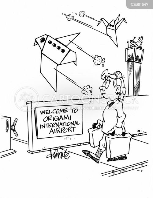 Paper Air Plane Cartoons and Comics - funny pictures from CartoonStock