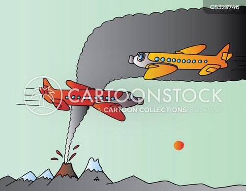 Volcanic Ash Cloud Cartoons and Comics - funny pictures from CartoonStock