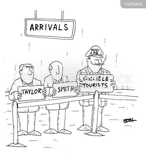 Arrival Cartoons and Comics - funny pictures from CartoonStock