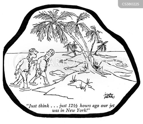 Crash Landed Cartoons and Comics - funny pictures from CartoonStock