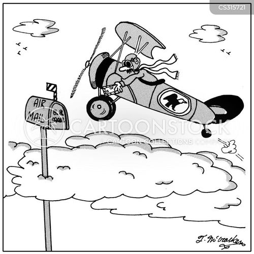 Air Mail Cartoons and Comics - funny pictures from CartoonStock
