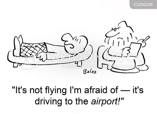 Fear Of Flying Cartoons and Comics - funny pictures from CartoonStock