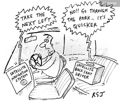 Satellite Navigation System Cartoons and Comics - funny pictures from ...