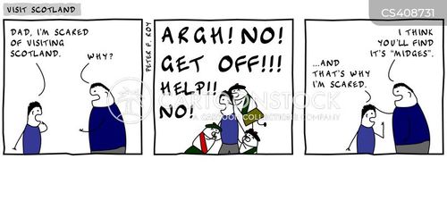 Highland Midge Cartoons and Comics - funny pictures from CartoonStock