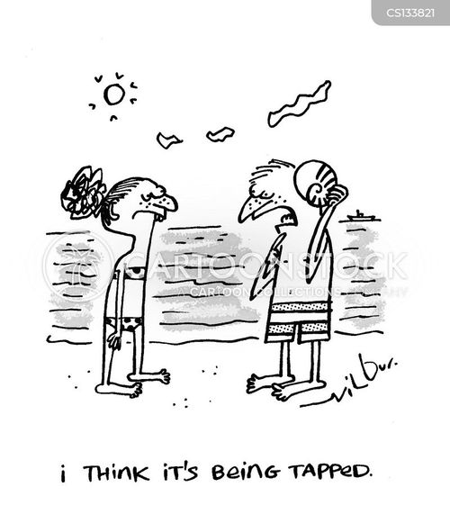 Tapping Cartoons and Comics - funny pictures from CartoonStock