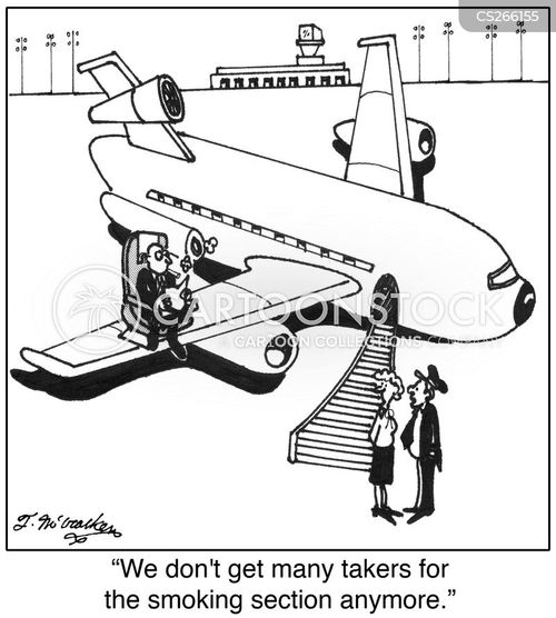 Smoking Section Cartoons and Comics - funny pictures from CartoonStock
