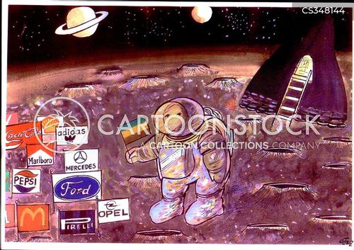 Man On The Moon Cartoons and Comics - funny pictures from CartoonStock