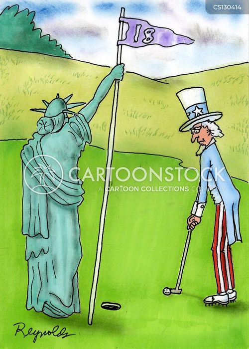 Statue Of Liberty Funny Cartoon