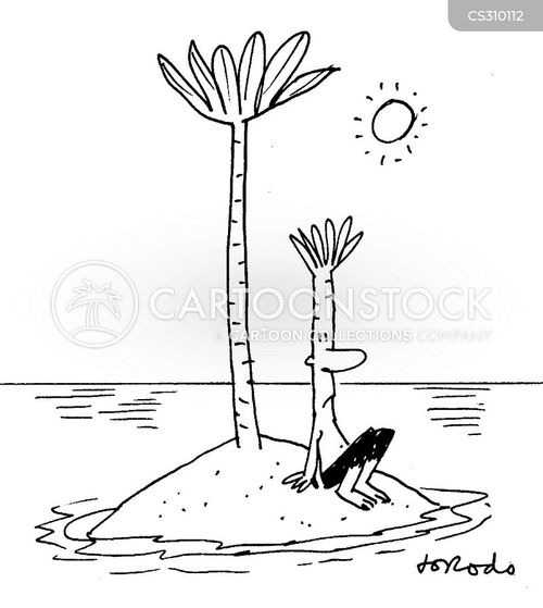 Stranded On Desert Island Cartoons and Comics - funny pictures from ...