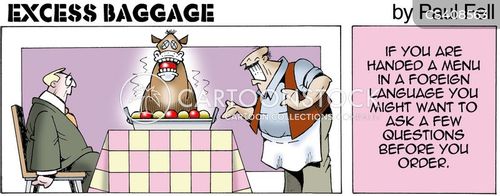 Language Barriers Cartoons and Comics - funny pictures from CartoonStock