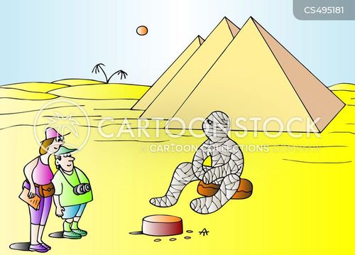 Mummification Cartoons and Comics - funny pictures from CartoonStock