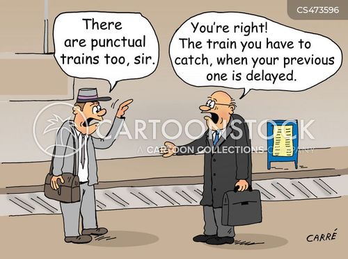 Train Timetable Cartoons and Comics - funny pictures from CartoonStock