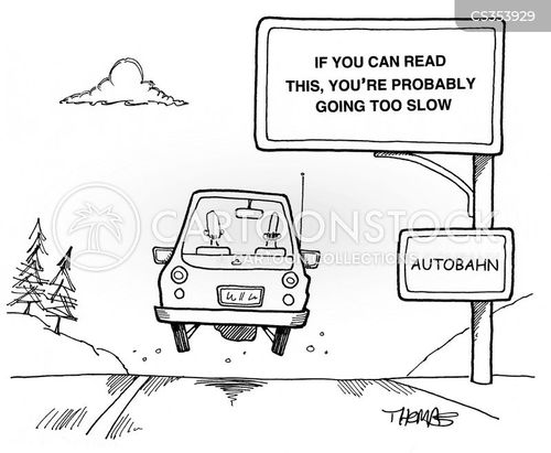 Autobahn Repair Cartoons and Comics - funny pictures from CartoonStock