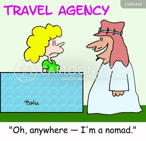 Nomadic Lifestyle Cartoons and Comics - funny pictures from CartoonStock