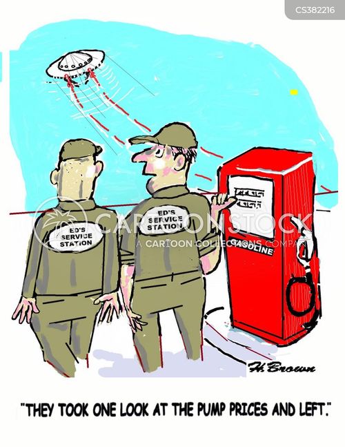 Gas Pump Cartoons and Comics - funny pictures from CartoonStock