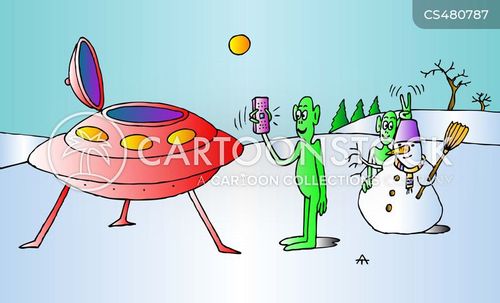 Tourist Aliens Cartoons and Comics - funny pictures from CartoonStock