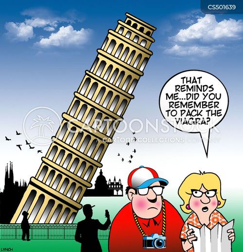Leaning Tower Cartoons and Comics - funny pictures from CartoonStock