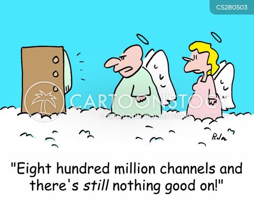 Nothing On Cartoons and Comics - funny pictures from CartoonStock