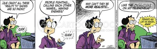 Telenovela Cartoons and Comics - funny pictures from CartoonStock