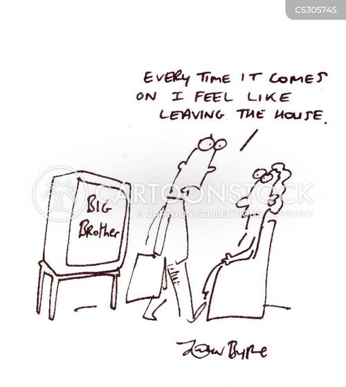 Big Brother House Cartoons and Comics - funny pictures from CartoonStock