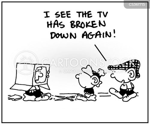 Breaks Down Cartoons and Comics - funny pictures from CartoonStock