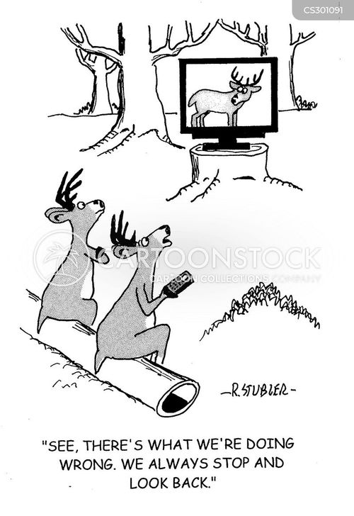 Look Back Cartoons and Comics - funny pictures from CartoonStock