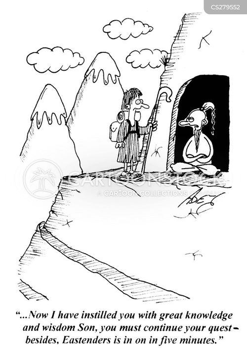 Spiritual Guide Cartoons and Comics - funny pictures from CartoonStock