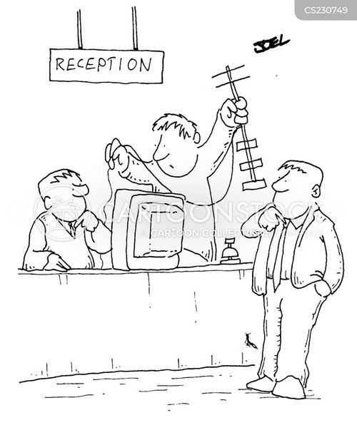 Hotel Reception Cartoons and Comics - funny pictures from CartoonStock