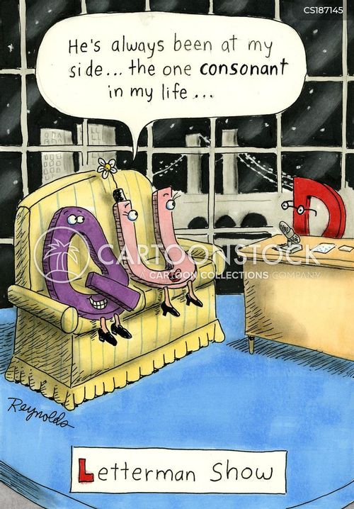 Consonants Cartoons and Comics - funny pictures from CartoonStock