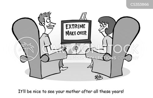 Extreme Makeover Cartoons and Comics - funny pictures from CartoonStock