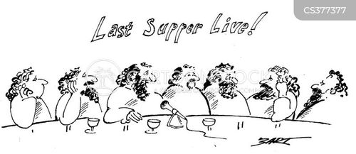 Last Supper Cartoons and Comics - funny pictures from CartoonStock