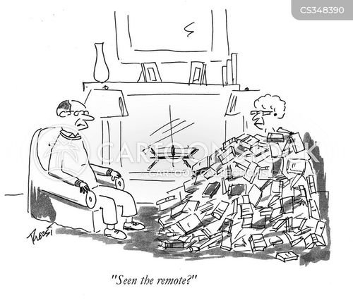 Eaten The Remote Cartoons and Comics - funny pictures from CartoonStock