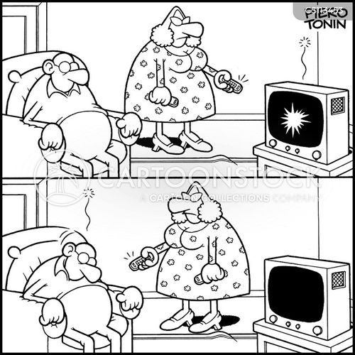 Switched Off Cartoons and Comics - funny pictures from CartoonStock