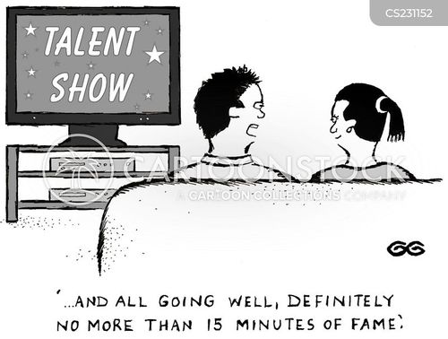 Fifteen Minutes Cartoons and Comics - funny pictures from CartoonStock