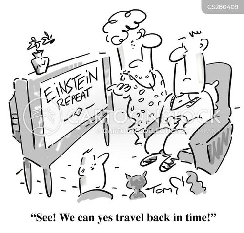 Time Traveling Cartoons and Comics - funny pictures from CartoonStock