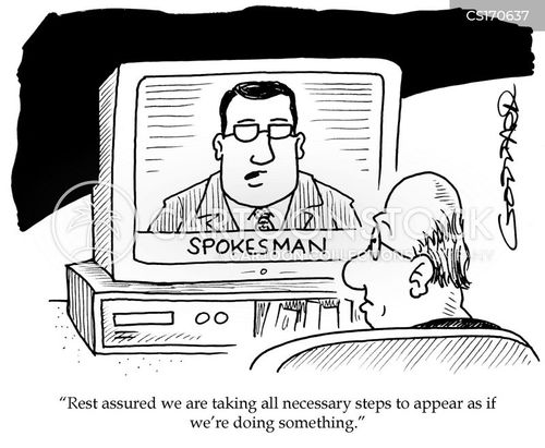 Spokesman Cartoons and Comics - funny pictures from CartoonStock