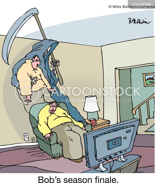 Television Addict Cartoons and Comics - funny pictures from CartoonStock