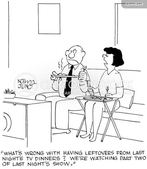 Television Dinners Cartoons and Comics - funny pictures from CartoonStock