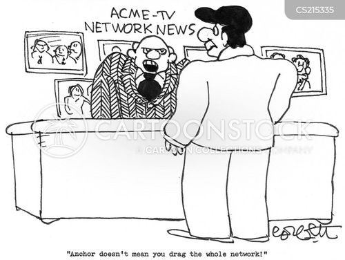 News Broadcaster Cartoons and Comics - funny pictures from CartoonStock