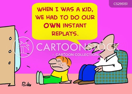 Replay Cartoons and Comics - funny pictures from CartoonStock